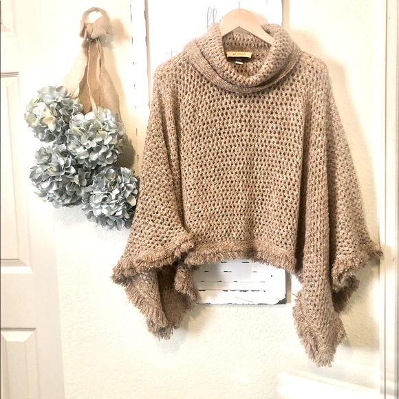 St. John | Sweaters | St John Gold Poncho | Poshmark